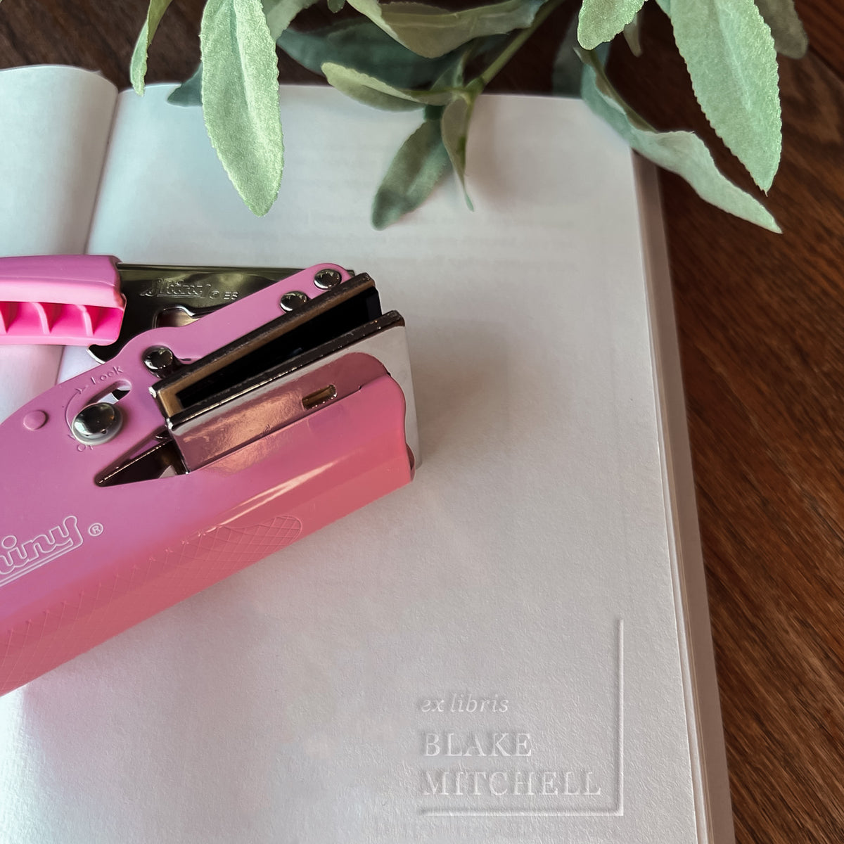 Blake Square Book Embosser Insert - Boutique Stamps & Gifts