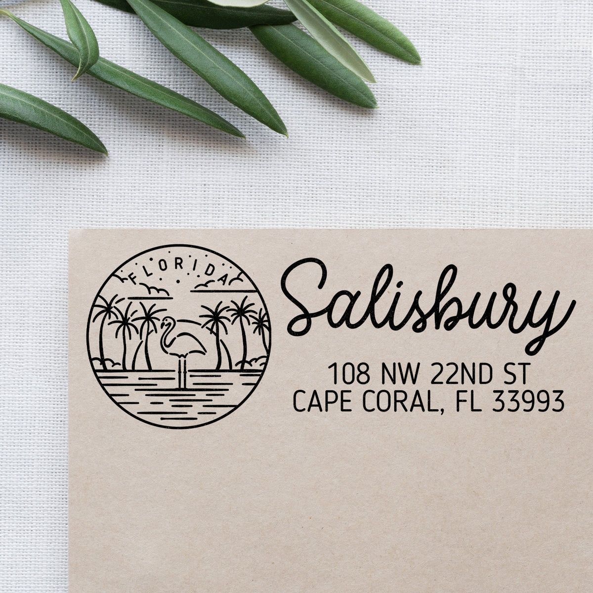 Florida Address Stamp - Boutique Stamps & Gifts