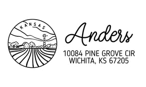 State Stamp with Custom Return Address - BoutiqueStamps.com – Boutique ...