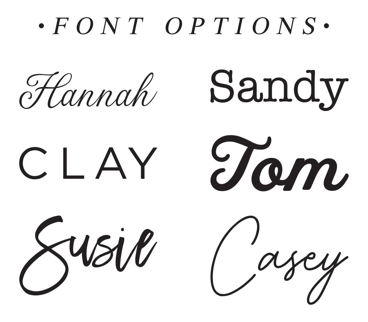 Custom Engraved Place Setting Name Tags - BoutiqueStamps.com – Boutique ...