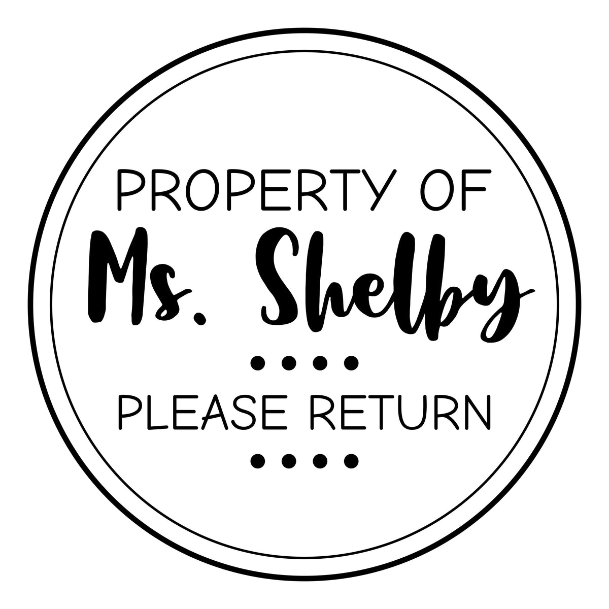 Property Of Stamp - Boutique Stamps & Gifts